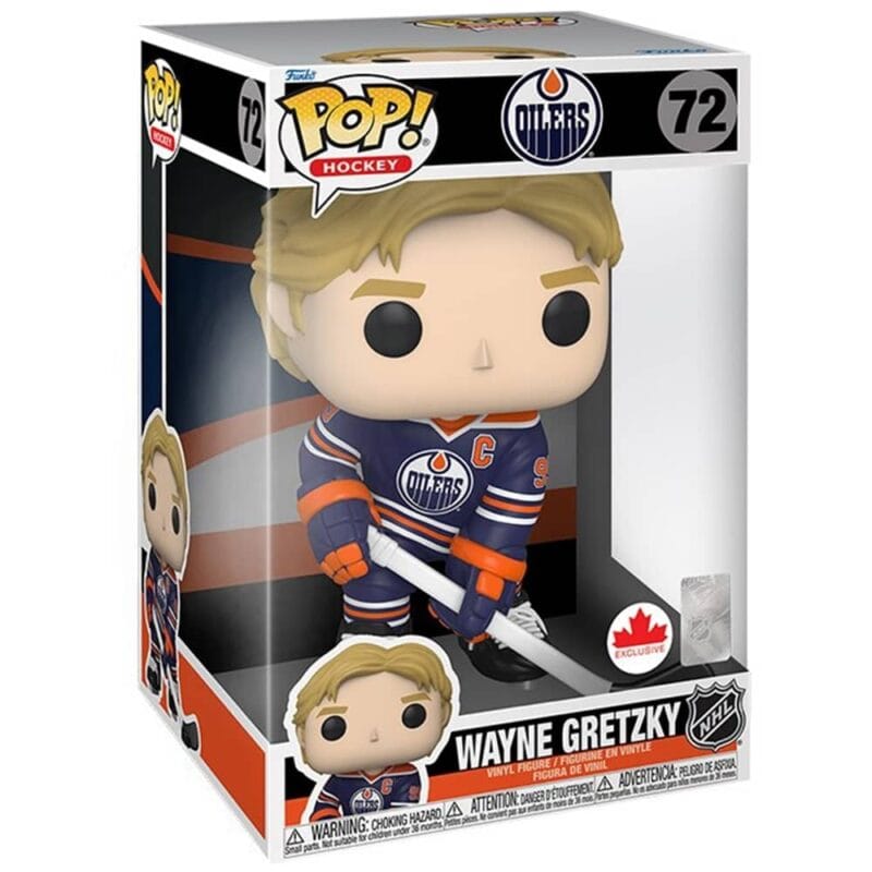 Funko POP! Wayne Gretzky #72 NHL Hockey Edmonton Oilers XL